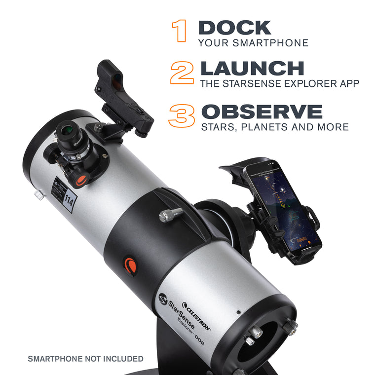 Celestron StarSense Explorer 114mm Tabletop Dobsonian – Astroworld ...