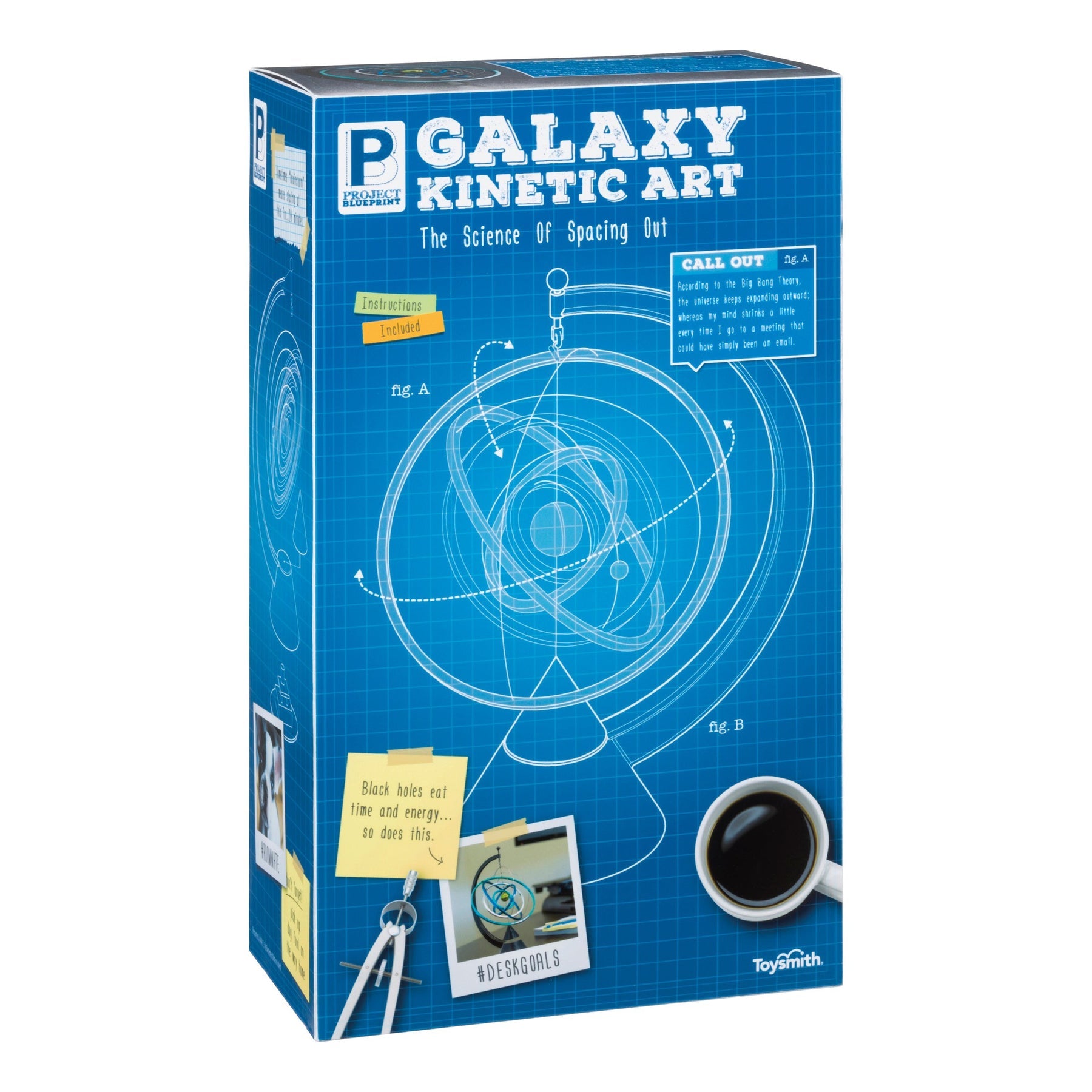 Project Blueprint Galaxy Kinetic Art – Astroworld Telescopes