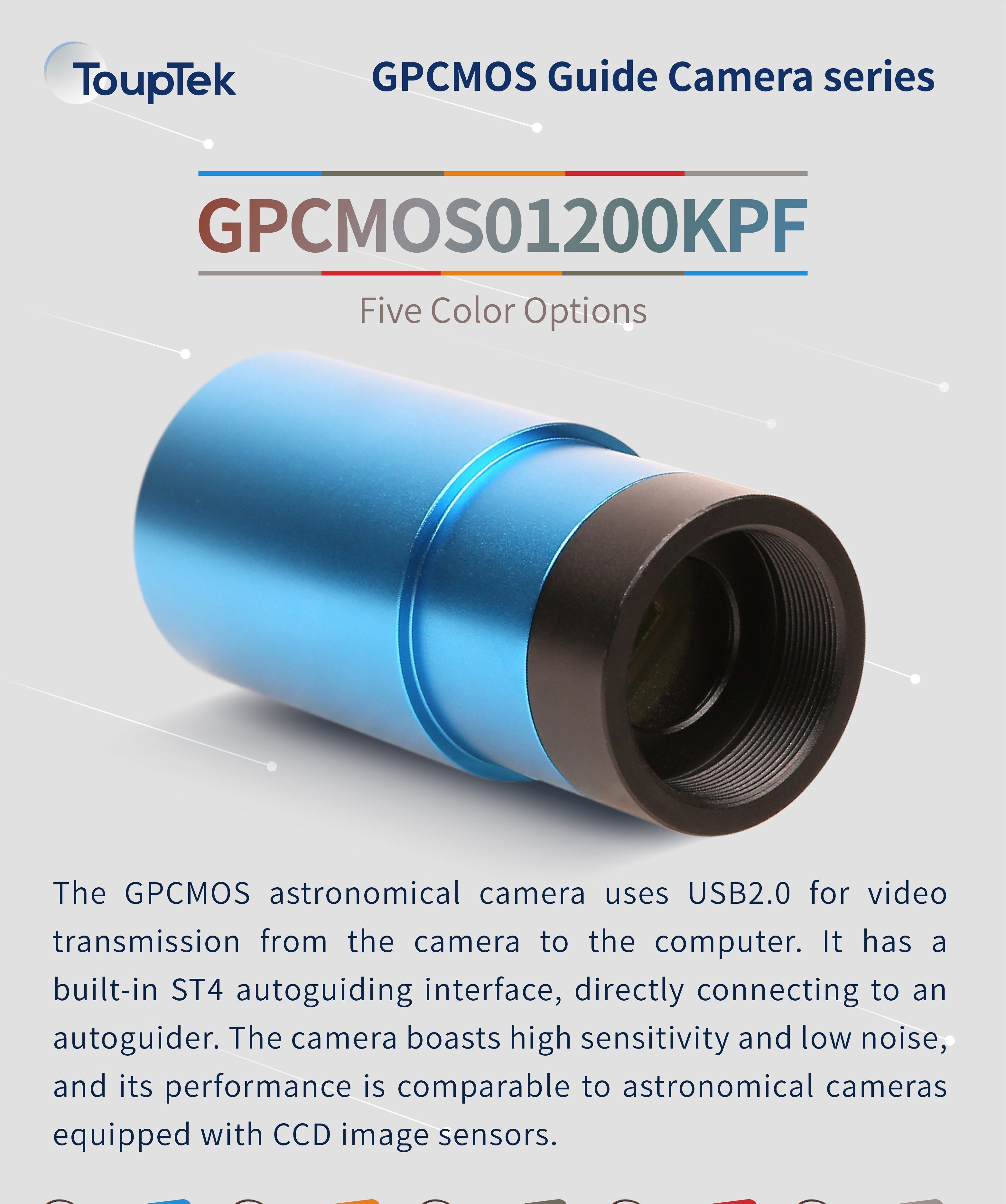 ToupTek SONY IMX225 Color Guide Camera GPCMOS01200KPF – Astroworld ...