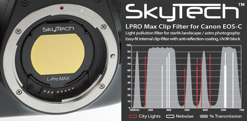 Altair SkyTech LPRO MAX Canon EOS Clip Filter – Astroworld Telescopes
