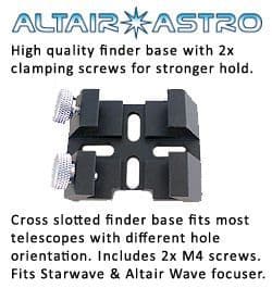 Altair Starwave Universal Finder Mounting Shoe – Astroworld Telescopes